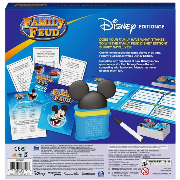 Disney | Games | Family Feud Disney Pixar Edition Ages 8 | Poshmark